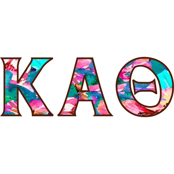 Kappa Alpha Theta Decal Kao Sorority Planner Decal Kao