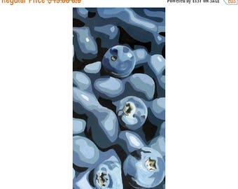 Blueberry painting | Etsy