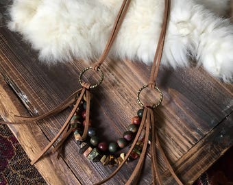 Boho necklace | Etsy