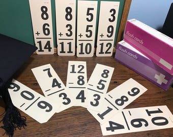 Vintage flash cards | Etsy