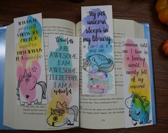 Quote bookmark | Etsy