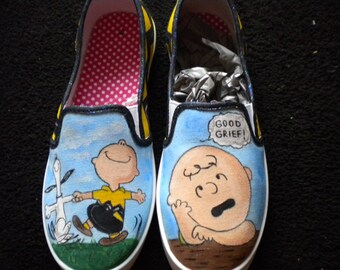 Charlie brown shoes | Etsy