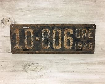 License plate decor | Etsy