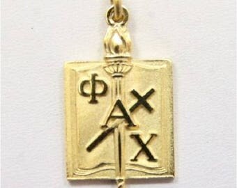 Gold alpha phi charm | Etsy