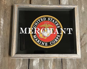 Marine shadow box | Etsy