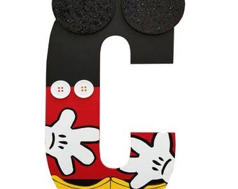 Mickey mouse letters | Etsy