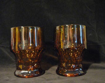 Amber glassware | Etsy