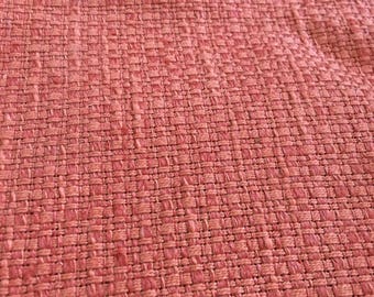 Orange linen fabric | Etsy