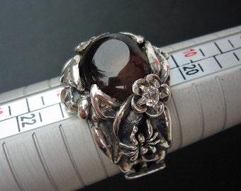 Obsidian rings | Etsy