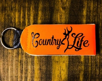 Country keychain | Etsy