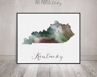 Kentucky state | Etsy
