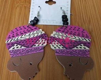 Statement Minimalist earrings African earrings designer