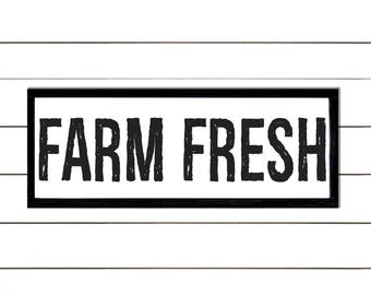 Farm fresh sign | Etsy