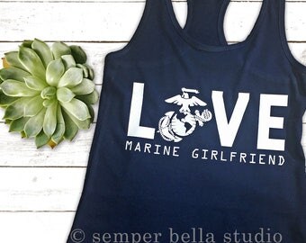 Marine girlfriend | Etsy