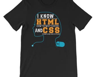 Css html tshirt | Etsy