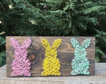 Bunny string art | Etsy