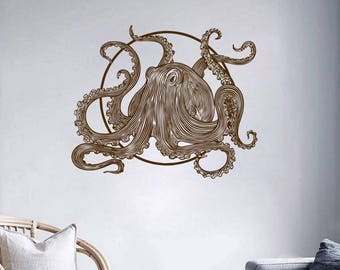 Geometric octopus | Etsy