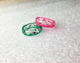 Resin rings | Etsy