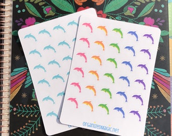 Dolphin sticker | Etsy