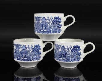 Blue willow tea set | Etsy