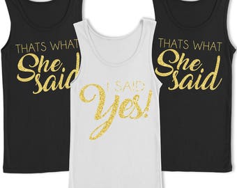 I said yes shirt | Etsy