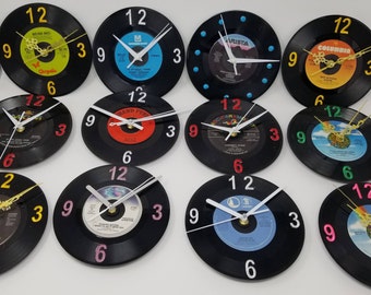 Vinyl record clock | Etsy