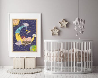 Baby room art | Etsy