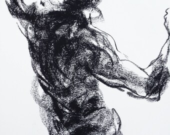 contemporary original figure paintings and by derekoverfieldart