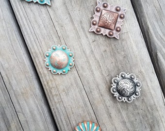 Leather decoration | Etsy