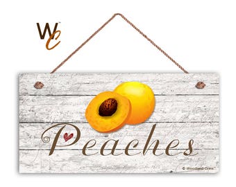 Peaches sign | Etsy