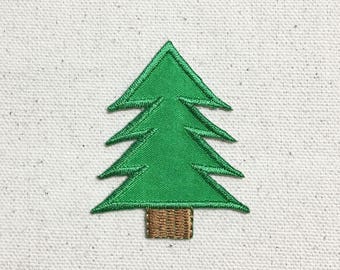 Pine tree applique | Etsy