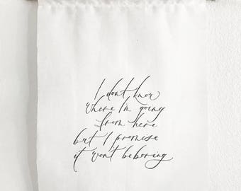 Calligraphy banner | Etsy