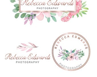 Floral watermark | Etsy