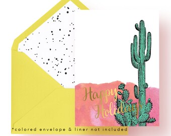 Cactus card | Etsy