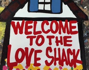 Love shack sign | Etsy