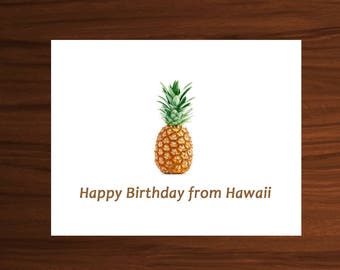 Hawaiian card | Etsy