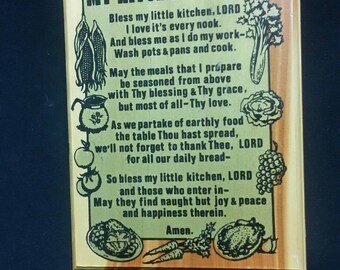 My kitchen prayer | Etsy