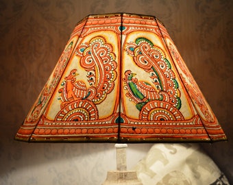 Monsoon Floral Ceiling Lampshade/Hand Painted Ceiling
