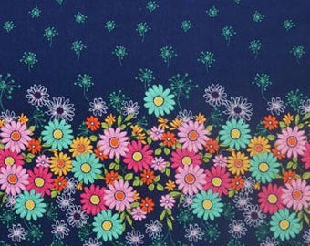 Border print fabric | Etsy UK