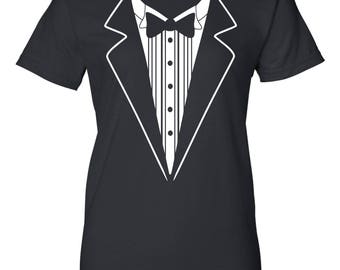 Tuxedo t shirt | Etsy