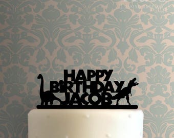 Dinosaur cake topper | Etsy