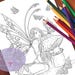 Fairy Art Fairies and Fantasy Coloring Collection Coloring
