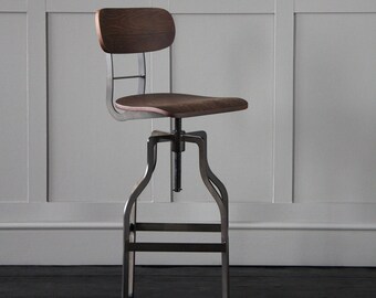 Industrial stool | Etsy