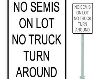Semi truck sign | Etsy