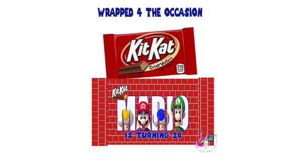 Blank Kit Kat Wrapper Template Psd