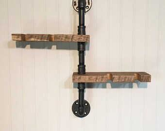 Industrial wine rack | Etsy