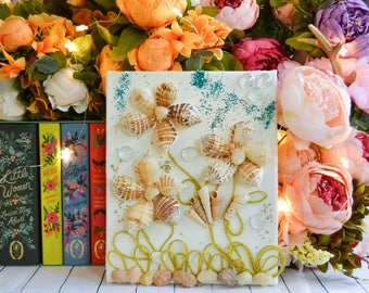 Shell artwork | Etsy