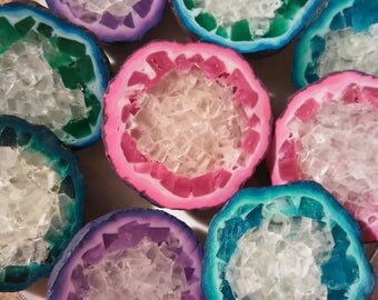 Geode soap | Etsy