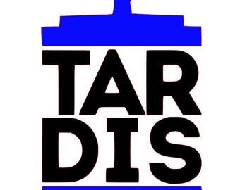 Doctor Who Tardis Inspired Vinyl Decal for Macbook Laptop