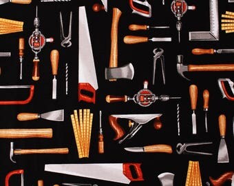 Tools fabric | Etsy